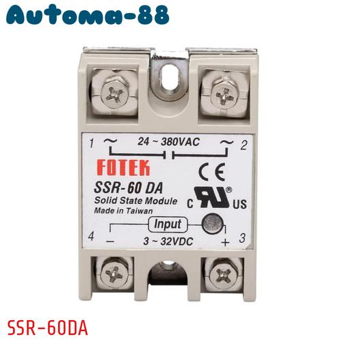 Jual FOTEK SSR-60DA SSR-60-DA Solid State Relay 60A Made in Taiwan SSR60DA - Kab. Bekasi ...