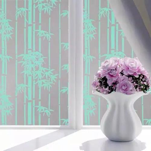 Jual stiker kaca motif sandblast bambu hijau muda - Kab. Bekasi - Intan ...