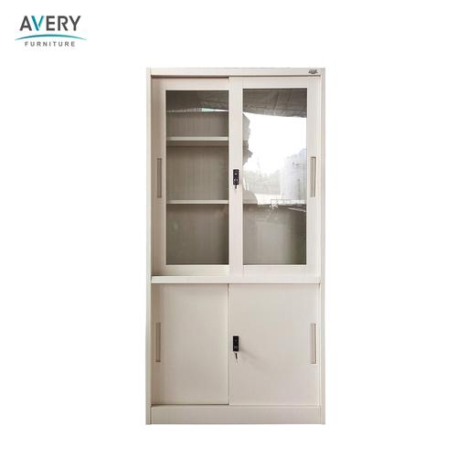 Promo AVP010 - Lemari Arsip/Filing Cabinet Besi Upper Glass Sliding ...