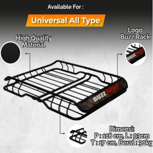 Jual Roof Rak Mobil Full Besi Buzz Rack Buz Xpander Rush Pajero ...
