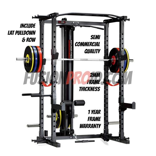 Jual Power Rack Squat Rak Lat Pull Down Up Row Bench Press Home Gym BK ...
