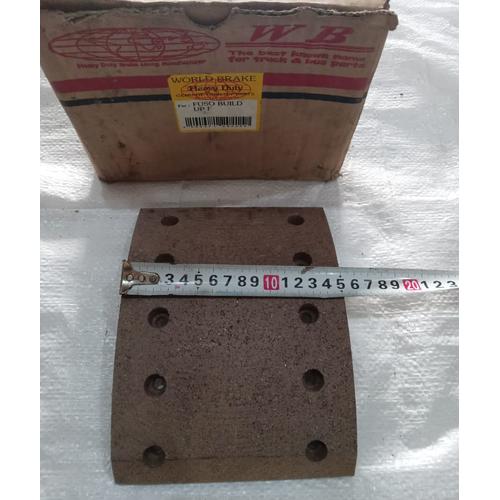 Jual Kampas Rem Brake Lining Fuso Built Up Depan F Lbg 10 Free Paku ...