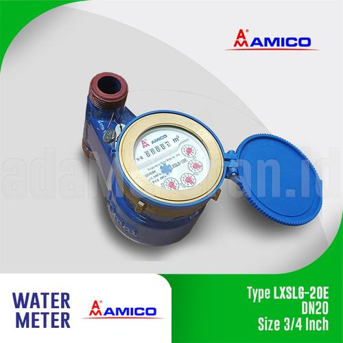 Jual Water Meter Vertical Amico Ukuran 3/4 inch - Jakarta Barat ...