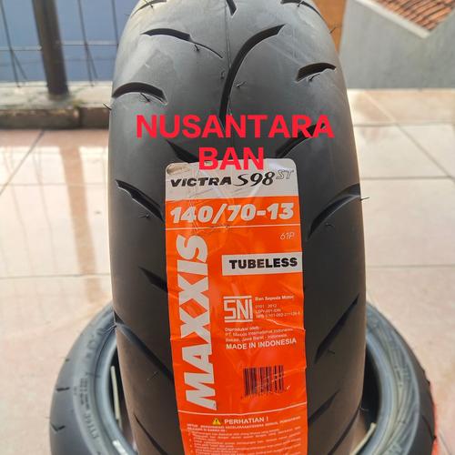 Jual Ban Maxxis Victra S98 Ukuran 140/70-13 Nmx Belakang Tubles - Kota ...