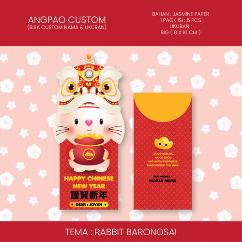 Jual Angpao Imlek Custom / Angpao CNY / Angpao Rabbit Kelinci 2023 ...