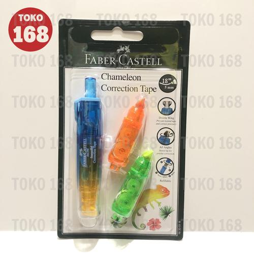 Jual FABER CASTELL Correction Tape/Tipex Kertas Chameleon + Refill (SET ...