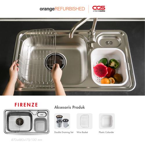 Jual Kitchen Sink Stainless Steel - CGS Firenze - Jakarta Utara ...