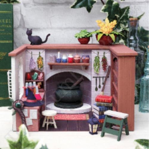 Jual Paper Craft Rumah Penyihir Papercraft Ruang Kamar Miniature World ...