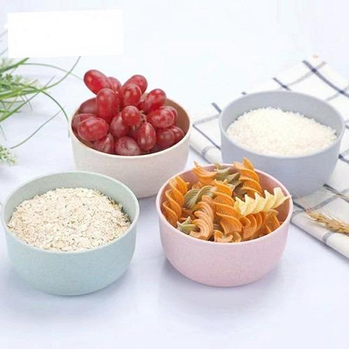 Jual MS1 Mangkok Wheat Straw Jerami Gandum Bowl Ramah Lingkungan BPA ...