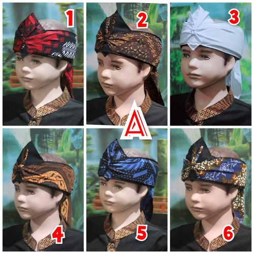 Jual iket kepala sunda/jawa anak anak tradisional eceran - KOLOM (E ...