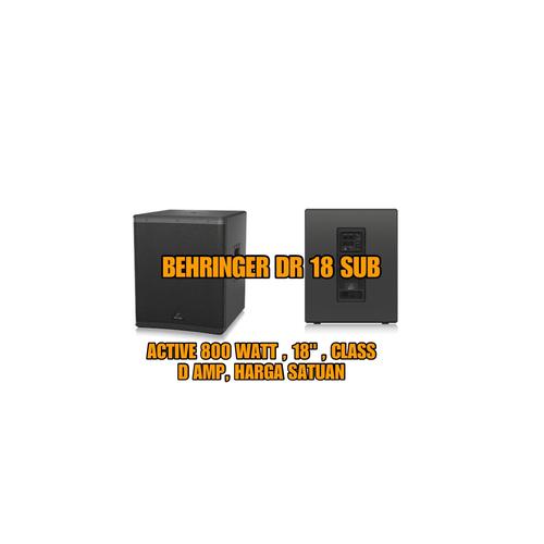 Jual ACTIVE SUBWOOFER BEHRINGER DR 18 SUB - HARGA SATUAN - Kota ...