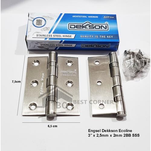 Jual ENGSEL DEKKSON / HINGES ECOLINE 3 INCH 4 INCH 5 INCH STAINLESS ...