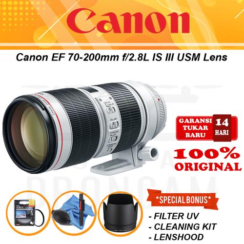 Promo Canon EF 70-200mm f2.8L IS III USM Lens Original Bergaransi ...