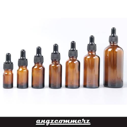 Jual Botol Kaca Pipet Tetes Serum Pipette Bottle Amber Glass Black ...