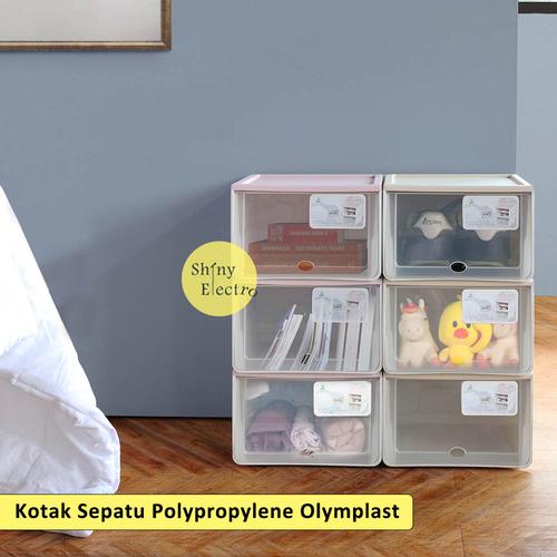 Promo Kotak Sepatu Sandal Container Box Penyimpanan Multifungsi ...