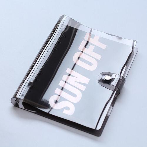 Jual BUKU BINDER A5 6 RING TRANSPARAN BINDER COVER NOTEBOOK BINDER ...
