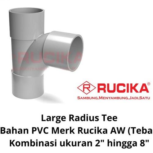 Jual Large Radius Tee Y 2" inch 90 derajat PVC Rucika AW - Jakarta ...