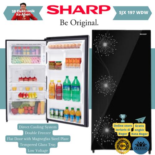 Jual Kulkas Sharp SJX-197WDW Double Freezer 1 Pintu - Kota Bogor - T.W Shop | Tokopedia