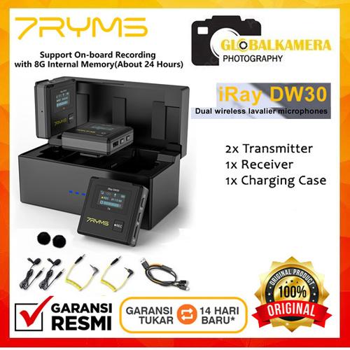 Jual 7RYMS iRay DW30 2 .4G Dual-channel On-board Recording Wireless Mic - Jakarta Barat ...