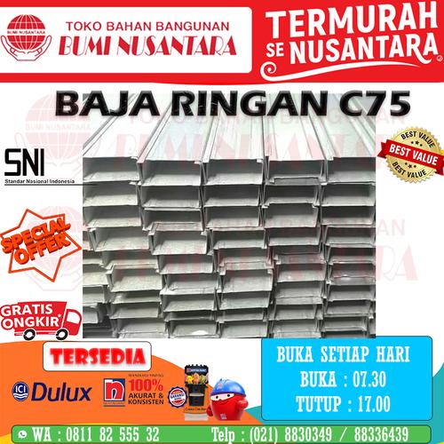 Jual KASO BAJA RINGAN C75 RENG BAJA RINGAN RANGKA BAJA RINGAN FREE ONGKIR - C75 0,75 - Kab ...