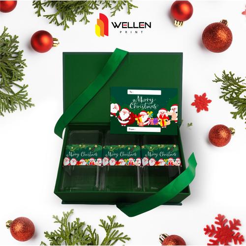 Jual WELLEN PRINT - Paket Hardbox Pita Stoples Desain Natal / Print Box ...