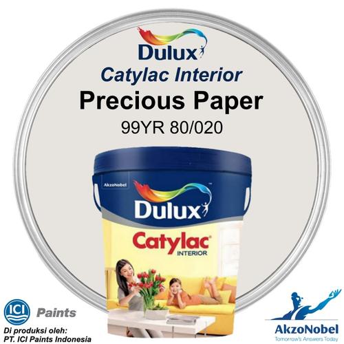 Jual CAT DULUX CATYLAC INTERIOR 5 KG - PRECIOUS PAPER 99YR 80/020 ...