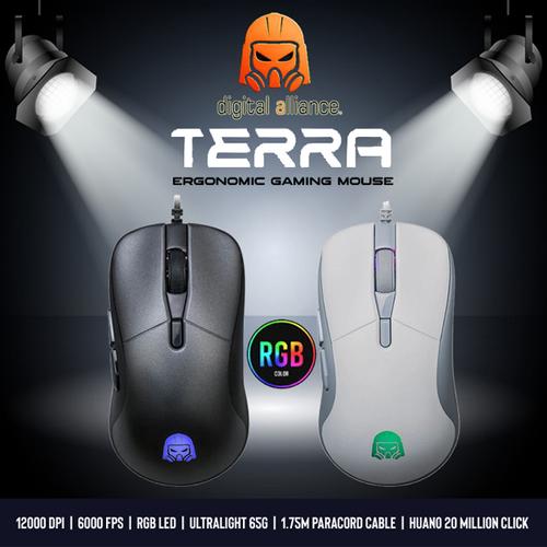 Jual DIGITAL ALLIANCE Terra Ergonomic RGB Gaming Mouse - Hitam - Kota ...