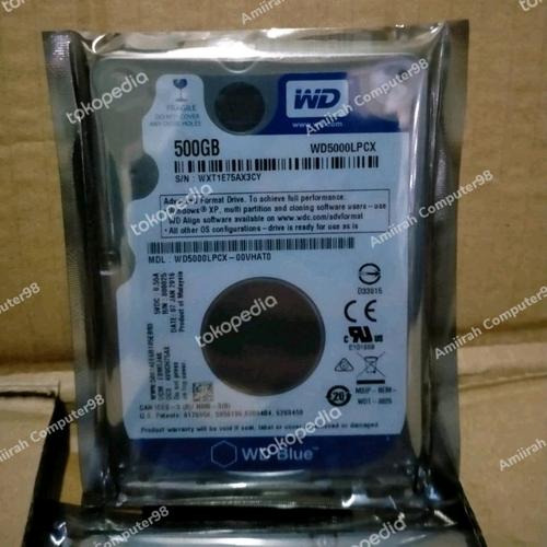 Jual HARDISK WD BLUE 500 GB 2,5 INCHI FOR NOTEBOOK DAN LAPTOP SENTINEL ...