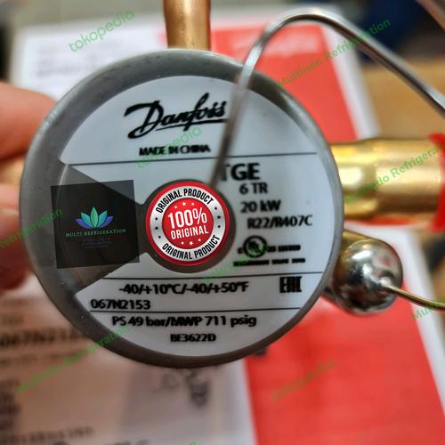 Jual Danfoss Expansion Valve Tge Tgex 6tr For R22 R407c Jakarta Barat