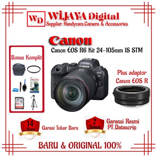 Jual Canon EOS R6 Body Only & EOS R6 Kit IS STM - Plus Adaptor, Kit IS ...