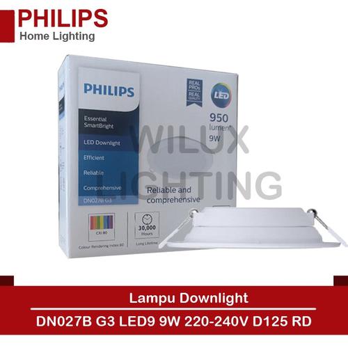 Jual PHILIPS DN027B G3 LED9 - LED Downlight 9W - 5 Inch - Kota Surabaya - Wilux Indonesia ...