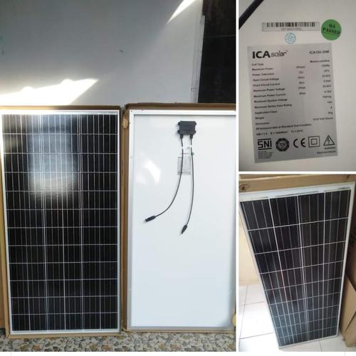 Jual Panel Surya ICA Solar Monocrystaline 100Wp TKDN Best Performance ...