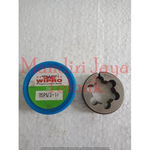 Jual Mata Snai Senai Pipa / Round Dies 1/2 x 14 BSP WIPRO - Kota ...