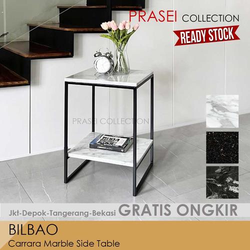 Jual BILBAO - Black Granite SIde Table Meja Sudut Pojok Granit Kotak ...