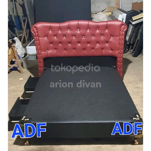 Jual Dipan tempat tidur tiPE JAGUAR book laci maroon - 120 x 200 - Kab ...