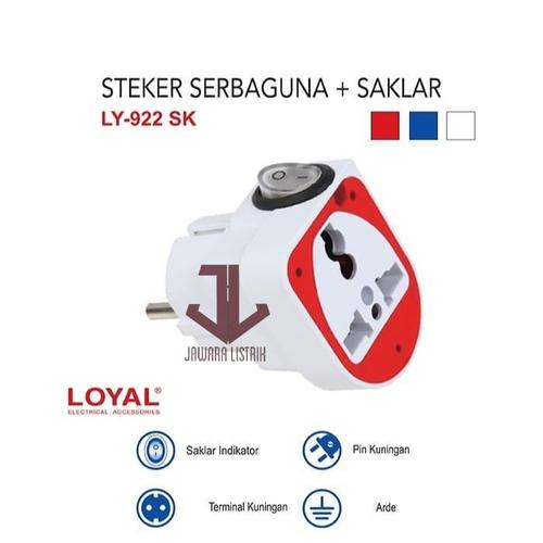 Jual STEKER MULTI SOKET SK LY 922K SAKLAR UNIVERSAL - Jakarta Timur ...