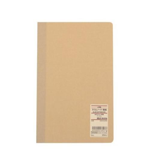 Jual Muji - HQ Paper Slim Notebook Plain A5/B6/A6 40 Sheet || Buku ...