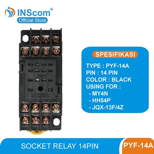 Jual SOCKET RELAY MY4 PYF14 14 PIN INSCOM - Kota Surabaya - Inscom ...