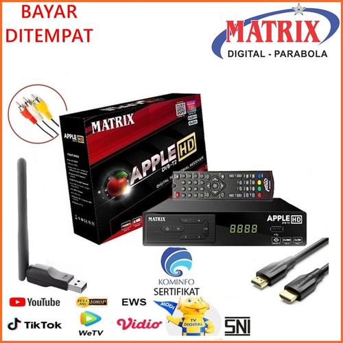 Jual Receiver Tv Set Top Box Matrix DVB T2 Full HD Digital Bisa Youtube ...