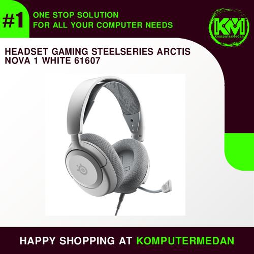 Promo HEADSET GAMING STEELSERIES ARCTIS NOVA 1 WHITE 61607 Cicil 0% 3x - Kota Medan - Komputer ...
