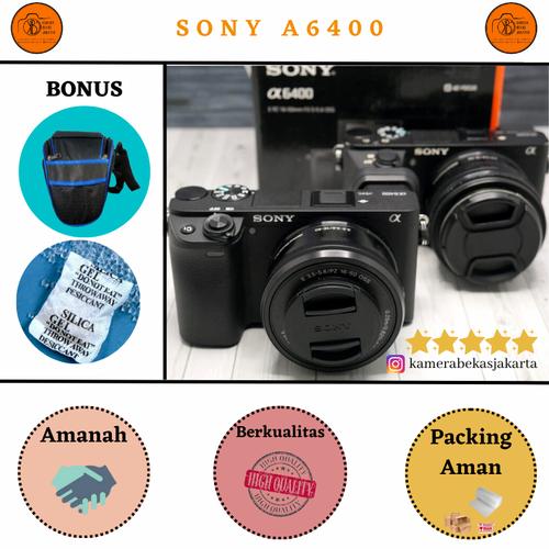 Jual Sony A6400 kit 16-50mm Sony A6400 16 50mm / Sony A6400 KIT - BODY ...