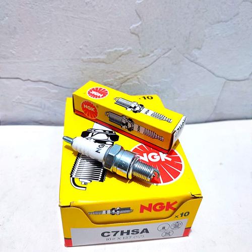 Jual BUSI MOTOR NGK UNIVERSAL MOTOR BEBEK HONDA/YAMAHA C7HSA ORIGINAL ...