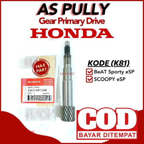 Jual AS PULLY K81 PULI Shaft Drive Pulley HONDA BeAT Scoopy ESP ...