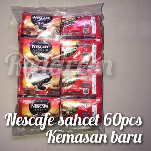 Jual Kopi Nescafe Classic Sachet 2gram 1 pack isi 60 renceng 60pcs ...