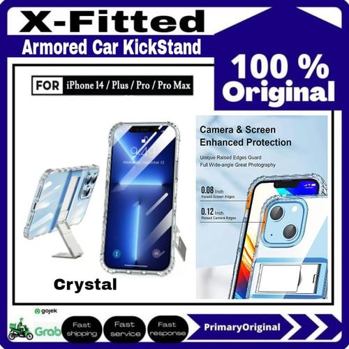 Promo Case iPhone 14 PRO MAX 14 PRO X-Fitted Crystal Armored Car ...