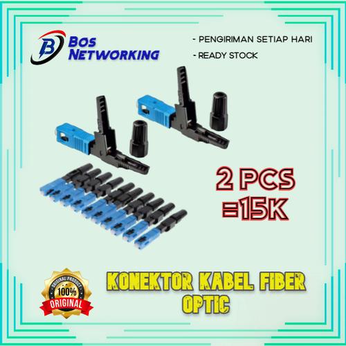 Jual Konektor Fiber Optik SC UPC SOC Fiber Optic Isi 2 pcs - Kab ...