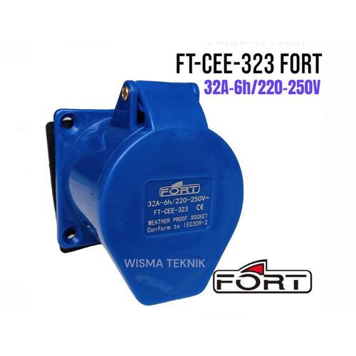 Jual Socket / Stop Kontak Panel Mounting 3P 32A Fort CEE 323 - Jakarta Timur - Wisma Teknik ...