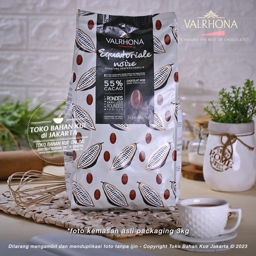 Jual Valrhona Equatoriale 55% Dark Couverture Chocolate 250gr Cokelat ...
