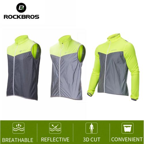 Promo Rompi Sepeda Rockbros Vest Sepeda Vest Lari Reflective Breathable ...