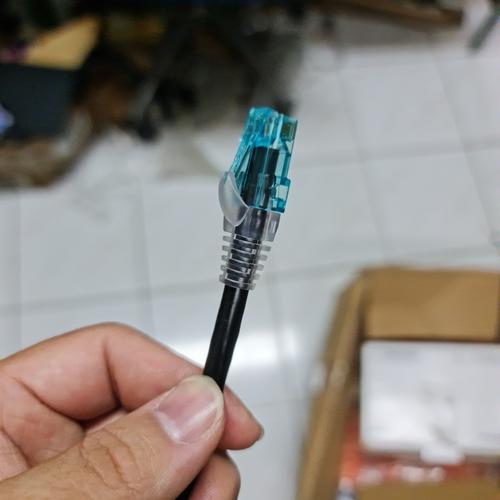 Jual Patch Cord Cat 6 20cm / 30cm Jumper Cord PREMIUM QUALITY Hitam ...